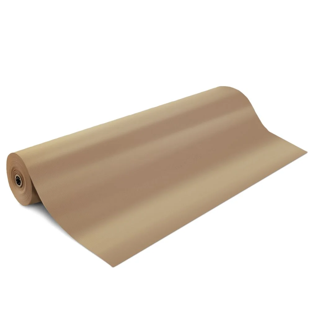 Brown Ribbed Kraft Paper Roll Two Sizes delivery across Ireland Alliance Packaging Ltd Packaging for commercial hotel and industrial use Alliance Packaging Ltd Irish luxury branded bags and voucher b...